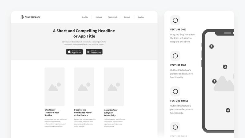 Plantilla de Esquema de Sitio Web - Ecommerce | Moqups