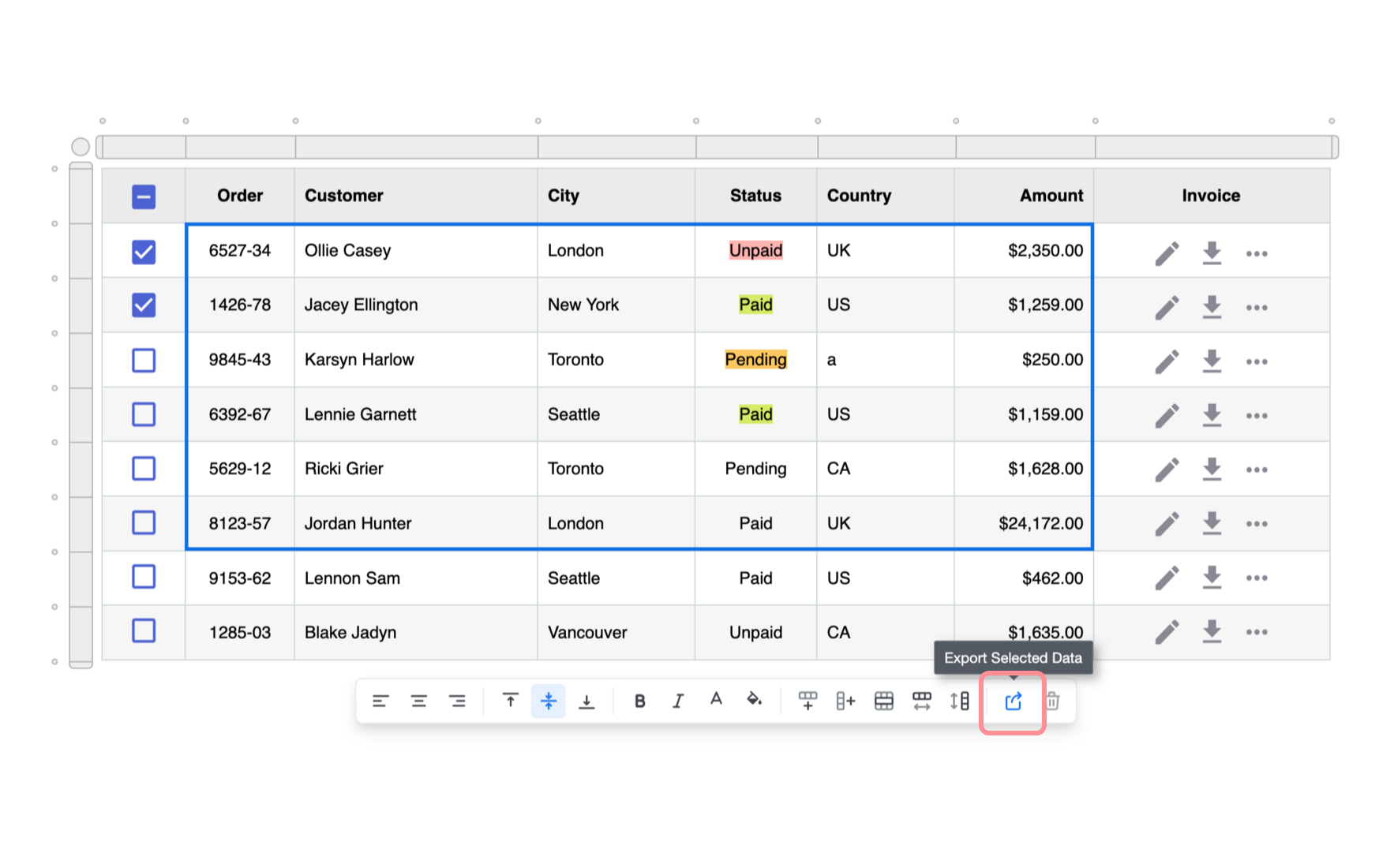Tables and grids | Moqups Help Center