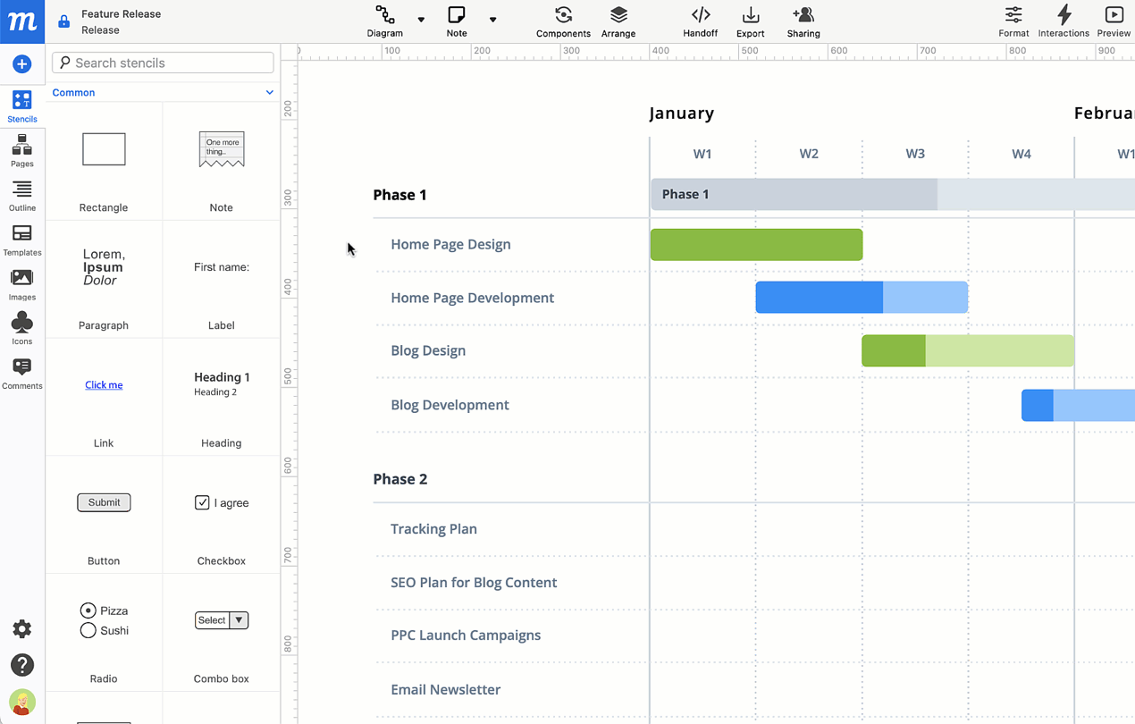 Create and Share Custom Templates | Moqups